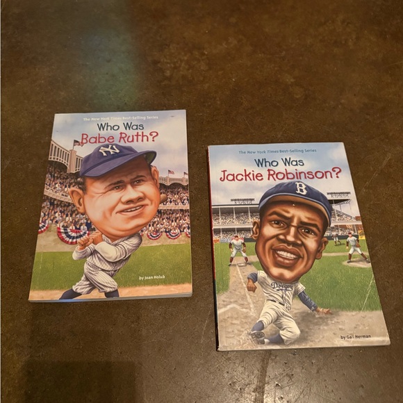 Other | Who Was Babe Ruth And Who Was Jackie Robinson Book Set | Poshmark